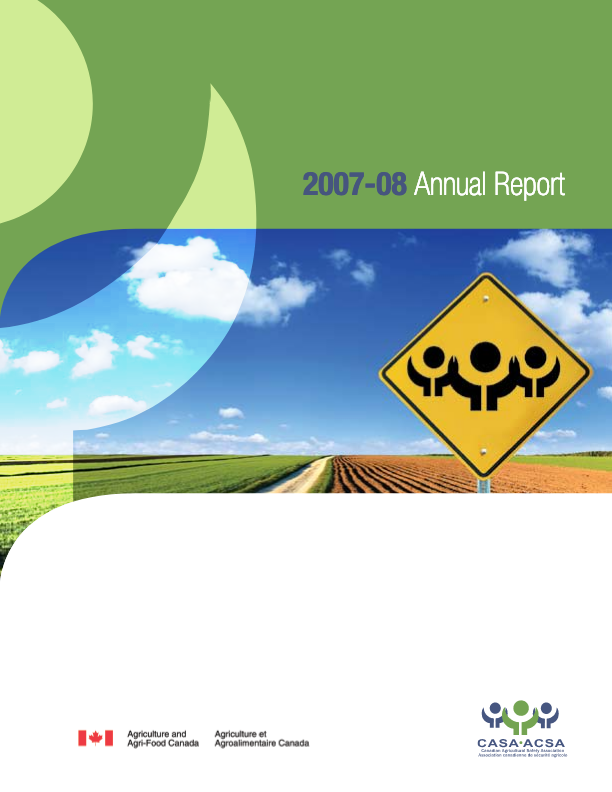 Annual Reports – Canadian Agricultural Safety Association