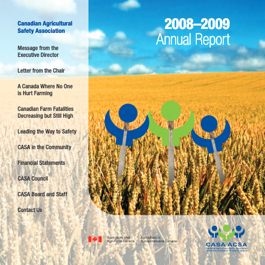 Annual Reports – Canadian Agricultural Safety Association