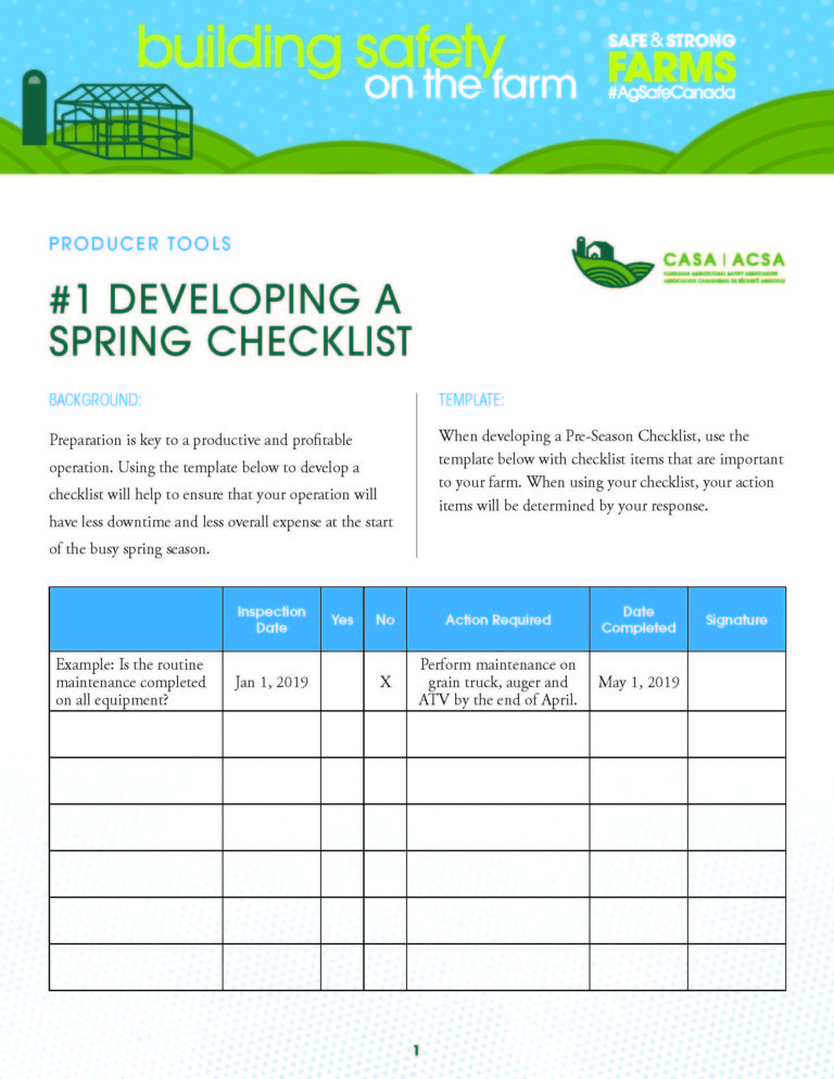 SafetyShop – Farm Safety Library – Canadian Agricultural Safety Association